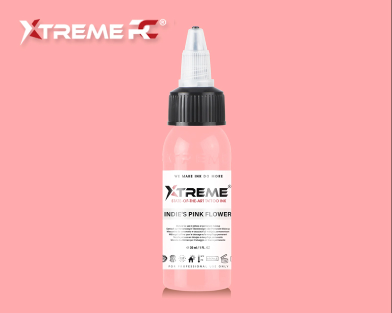 Indies Pink Flower Xtreme Ink Reach Compliant Tattoo Inks